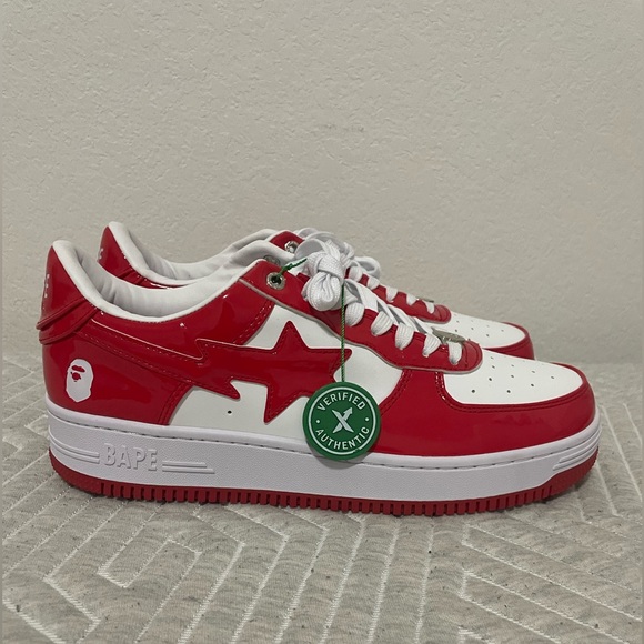 Bape | Shoes | Bapesta 5 Red | Poshmark